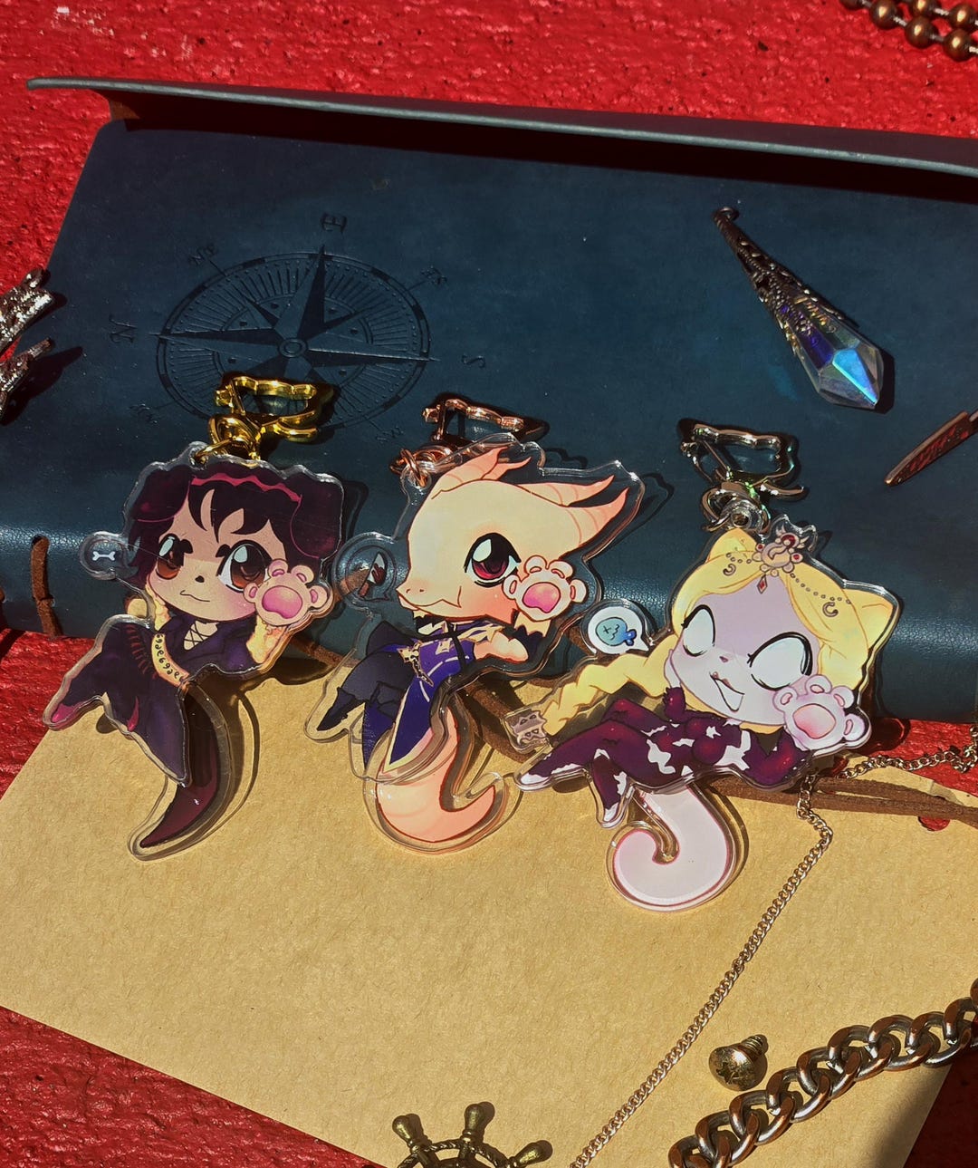 Baldurs Gate 3 Tail Wagging Keychains - Etsy