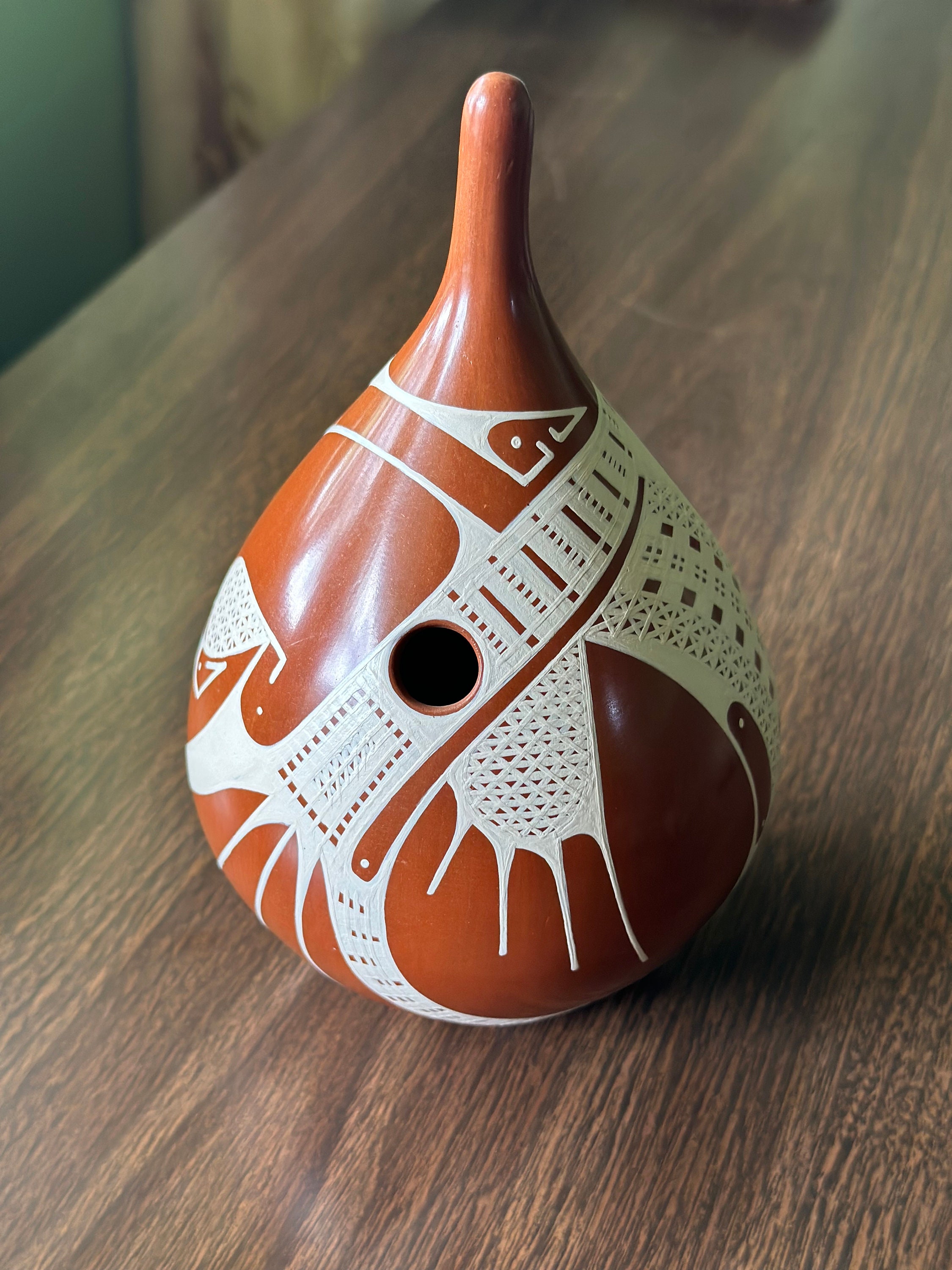 Mata Ortiz Pottery gota by Angel Amaya and Abelina Corona - Etsy