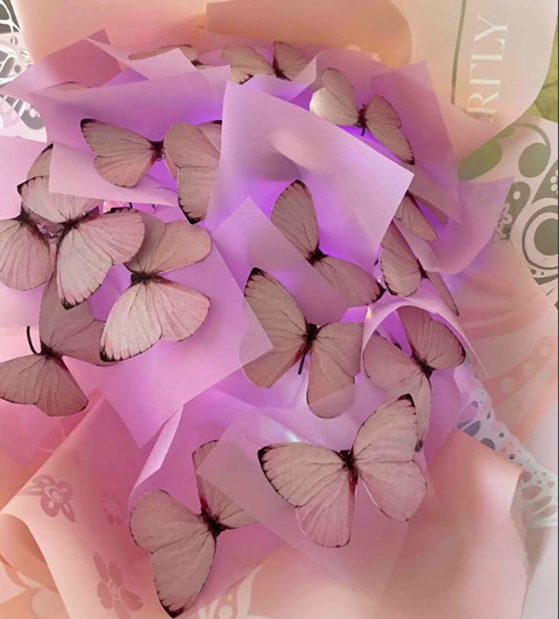 DIY Set Butterfly Bouquet Set, Bridal Butterfly Bouquet Flower ...