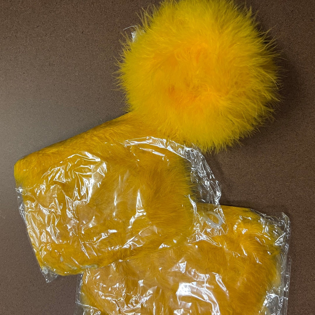 2 Yard - Mango Yellow Marabou Feather Boa 25g - Etsy