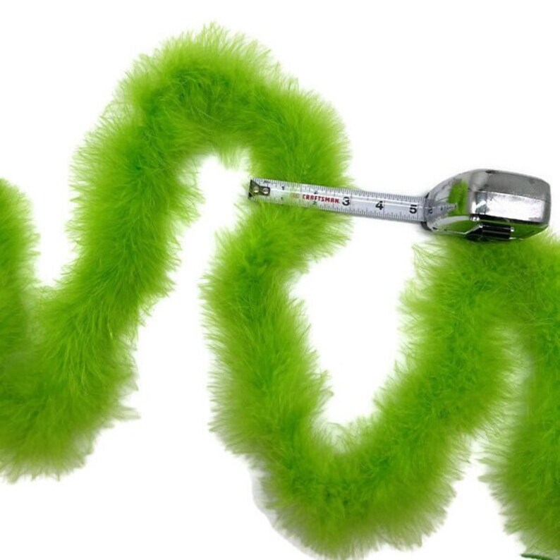 10 Yard - Bright Green Marabou Feather Boa 25g - Etsy