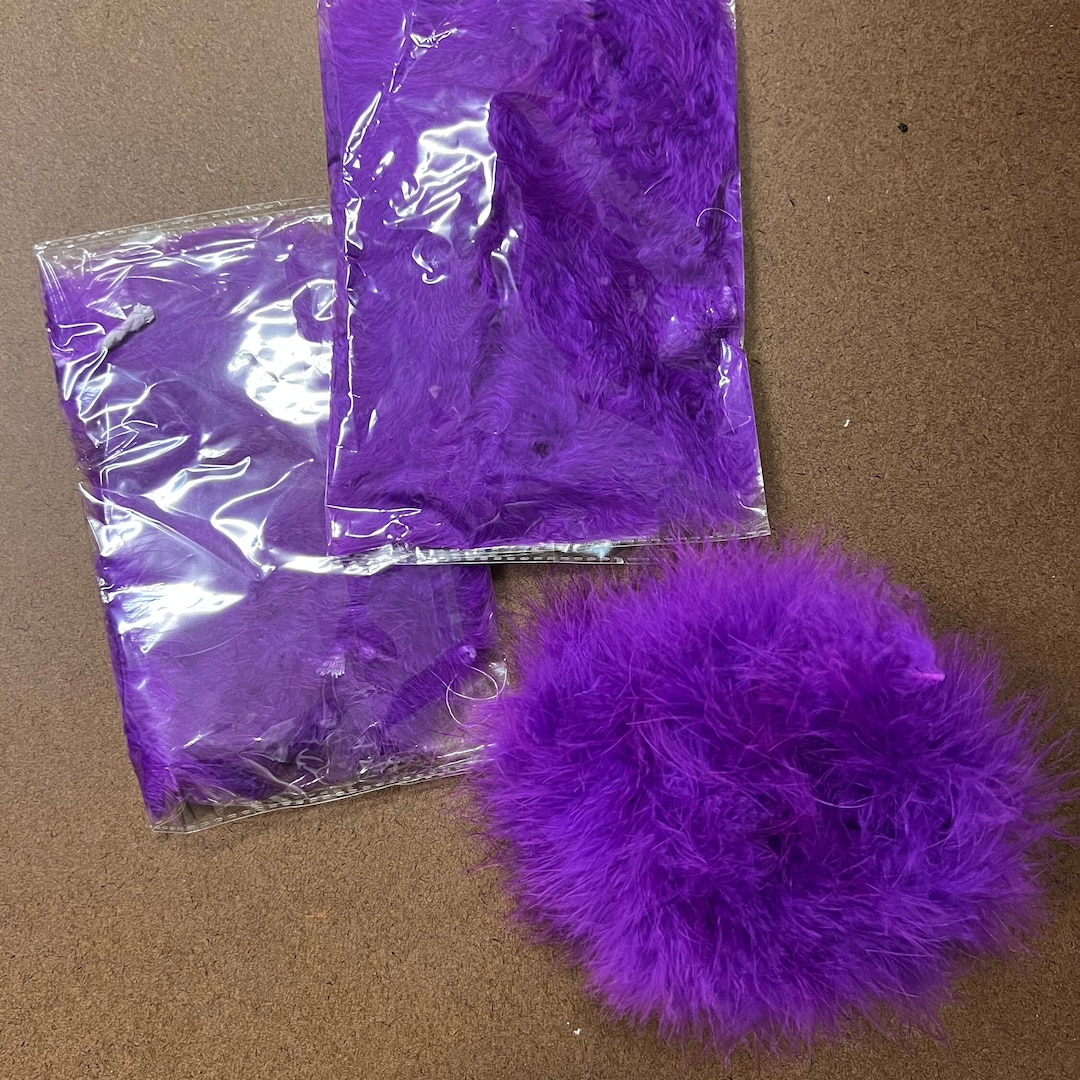 10 Yard - Purple Marabou Feather Boa 25g - Etsy