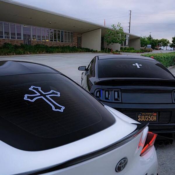 Cross Decal - Etsy