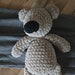 Bear Plushy Stuffed Bear Ready to Ship Crochet Handmade - Etsy