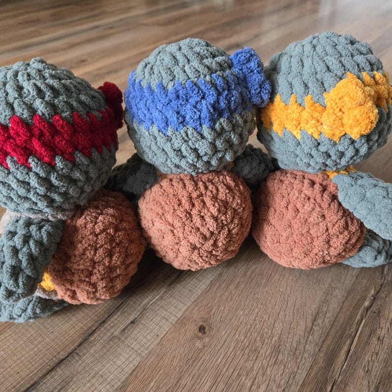 Crochet Ninja Turtles | Handmade Toddler Toy | TMNT | Turtle Plushy - Etsy