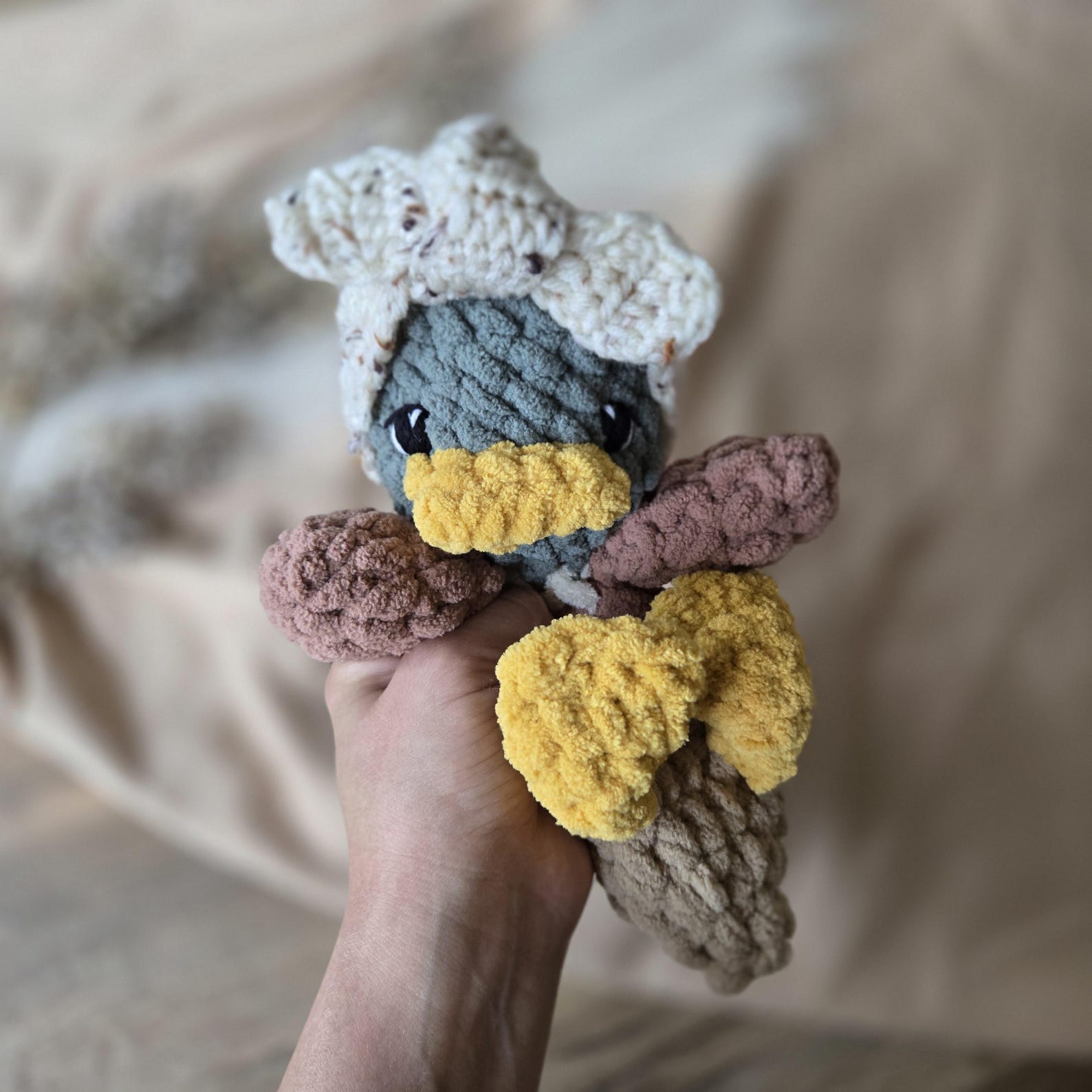 Mini Duck Snuggler, Duck Plushy, Della Duck, Baby Lovey, Gifts for Kids ...
