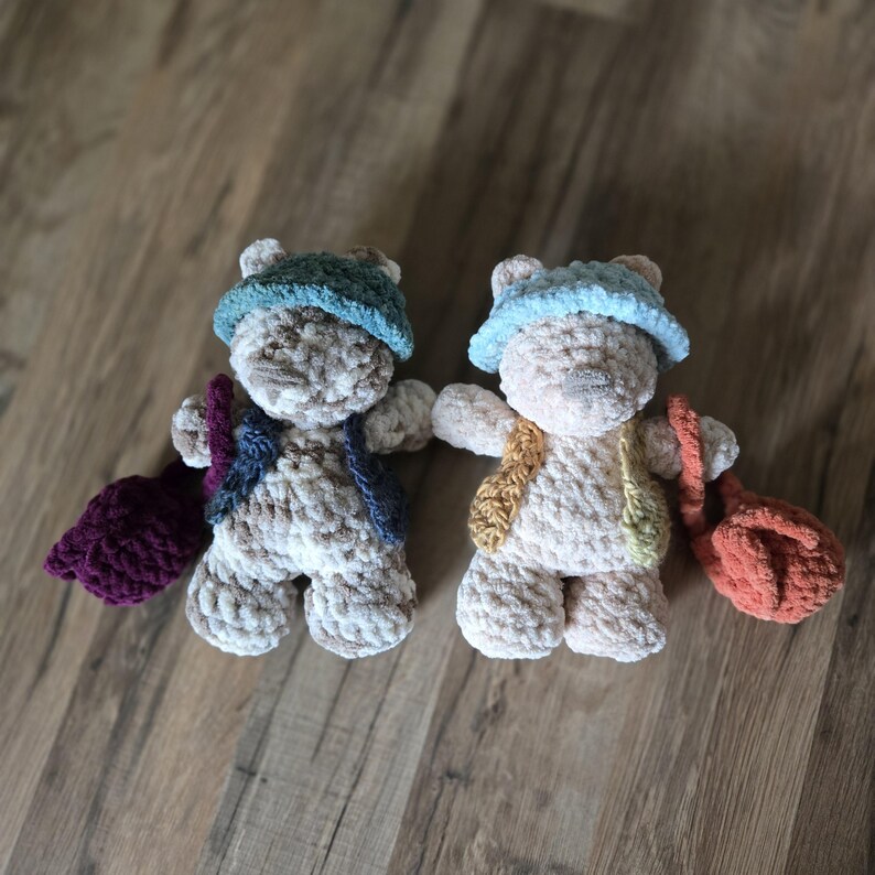 Crochet Bear Plushy | Interactive Dress-up Doll With Accessories ...