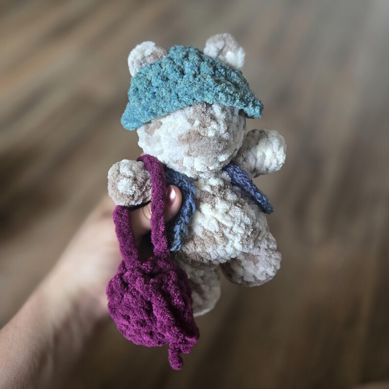 Crochet Bear Plushy | Interactive Dress-up Doll With Accessories ...