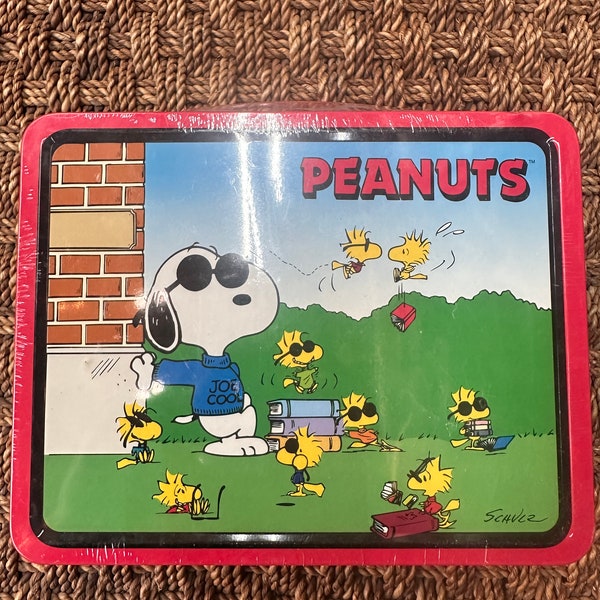 Vintage Snoopy Lunch Box - Etsy