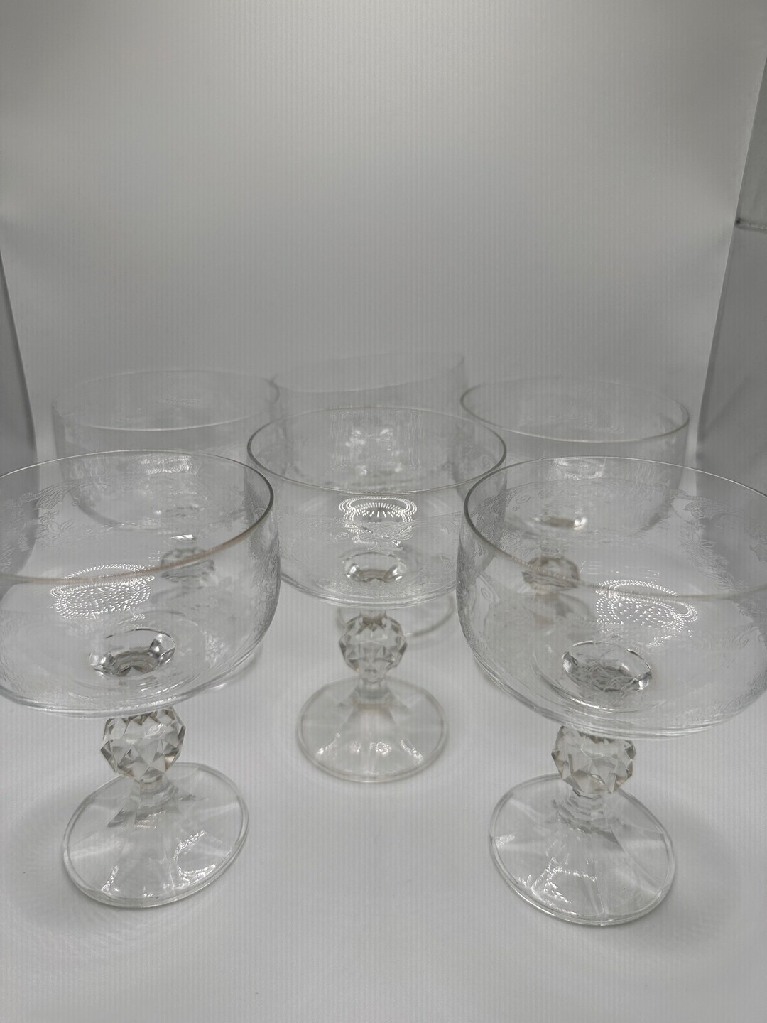 Vintage Set of 6 Bohemia Czechoslovakia Fine Lead Crystal - Etsy