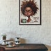 Morning Grump Coffee Humor Downloadable Oil Painting Poster Art Messy ...