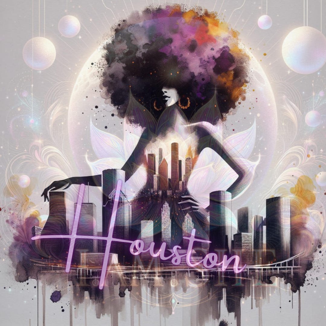 Double Exposure Afro Art Metropolitan Style Art, Urban Art, Afrocentric ...
