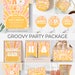 Editable Groovy Welcome Sign Daisy Party Sign Welcome Hippie Retro ...