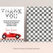 EDITABLE Two Fast Thank You Card Two Fast Birthday Race Car Birthday ...