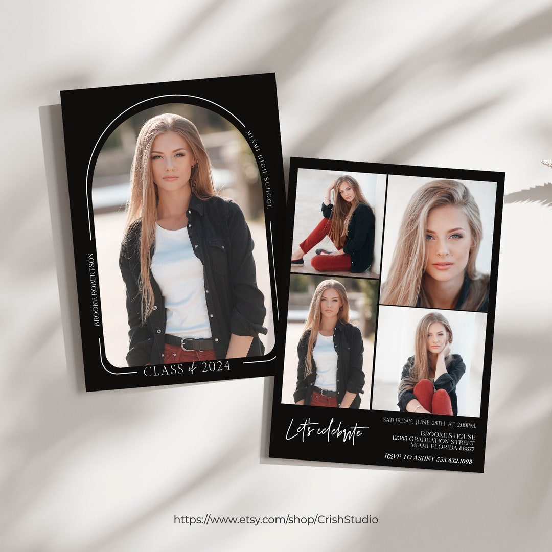 Digital Graduation Invitation Graduation Party Invitation Graduation ...