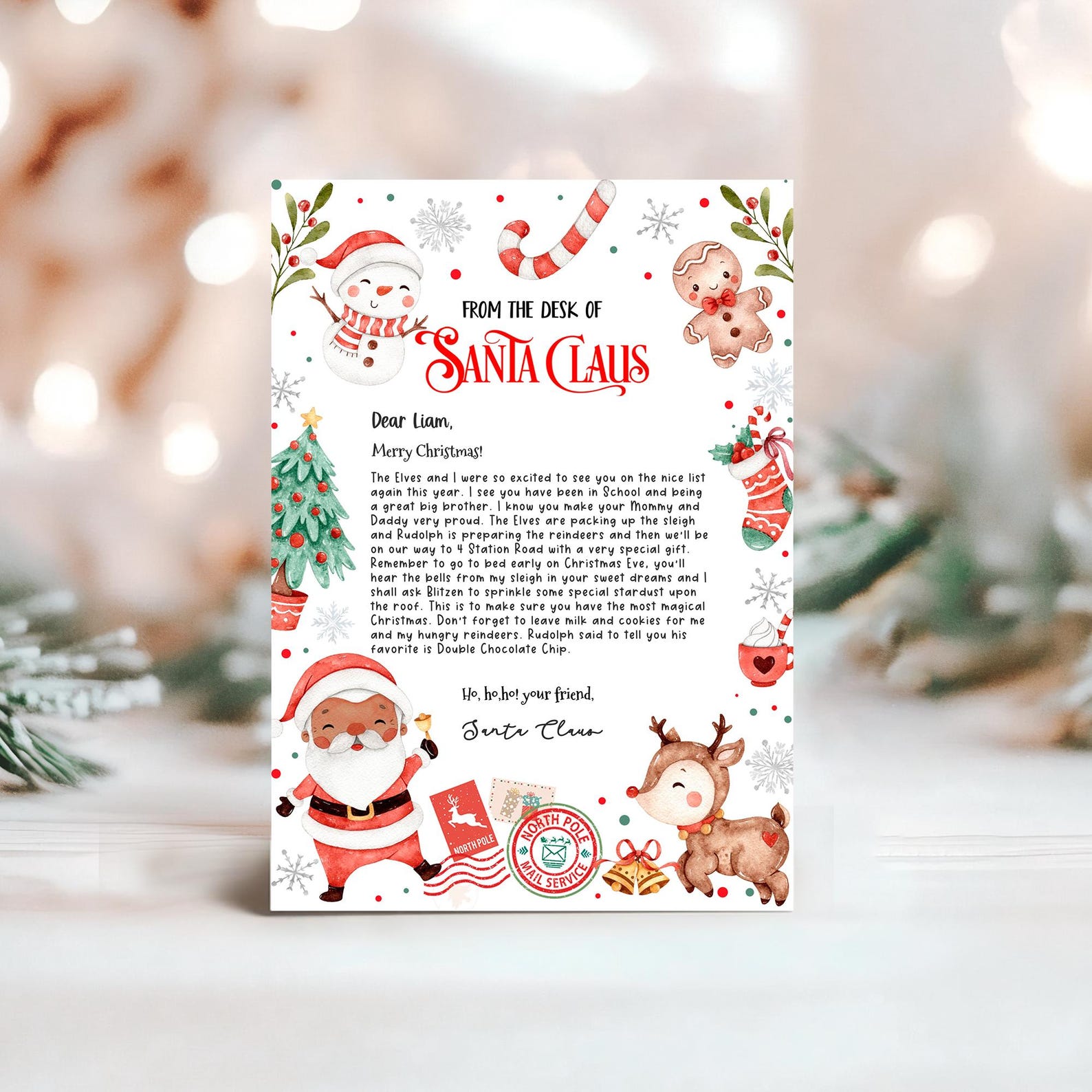 Editable Letter From Santa, Santa Letter, Elf Arrival Letter, Elf ...