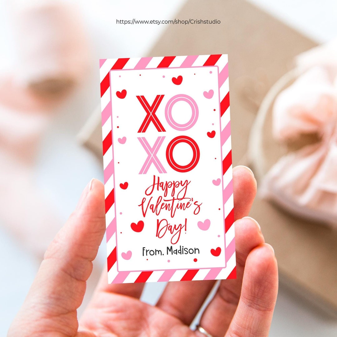 Editable Classrooms Valentine Gift Tags Valentine Tags Valentines Day ...