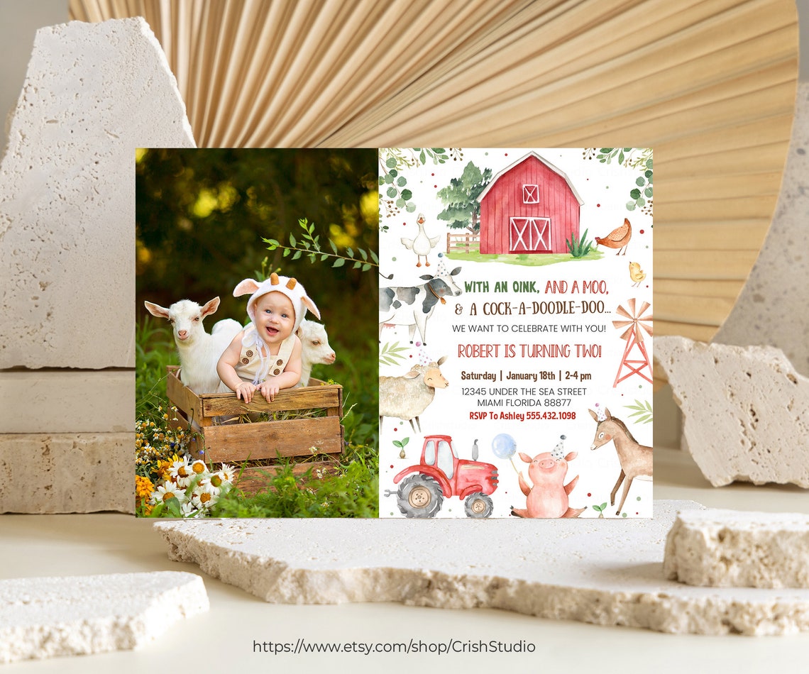 EDITABLE Farm Birthday Food Tags Food Labels Food Tents Dessert Labels ...