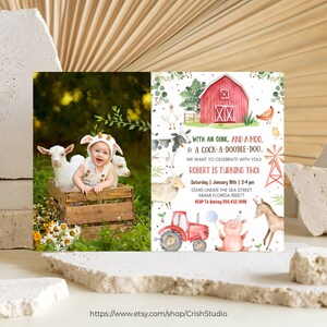 EDITABLE Birthday Custom Sign Personalized Sign Birthday Sign Farm ...