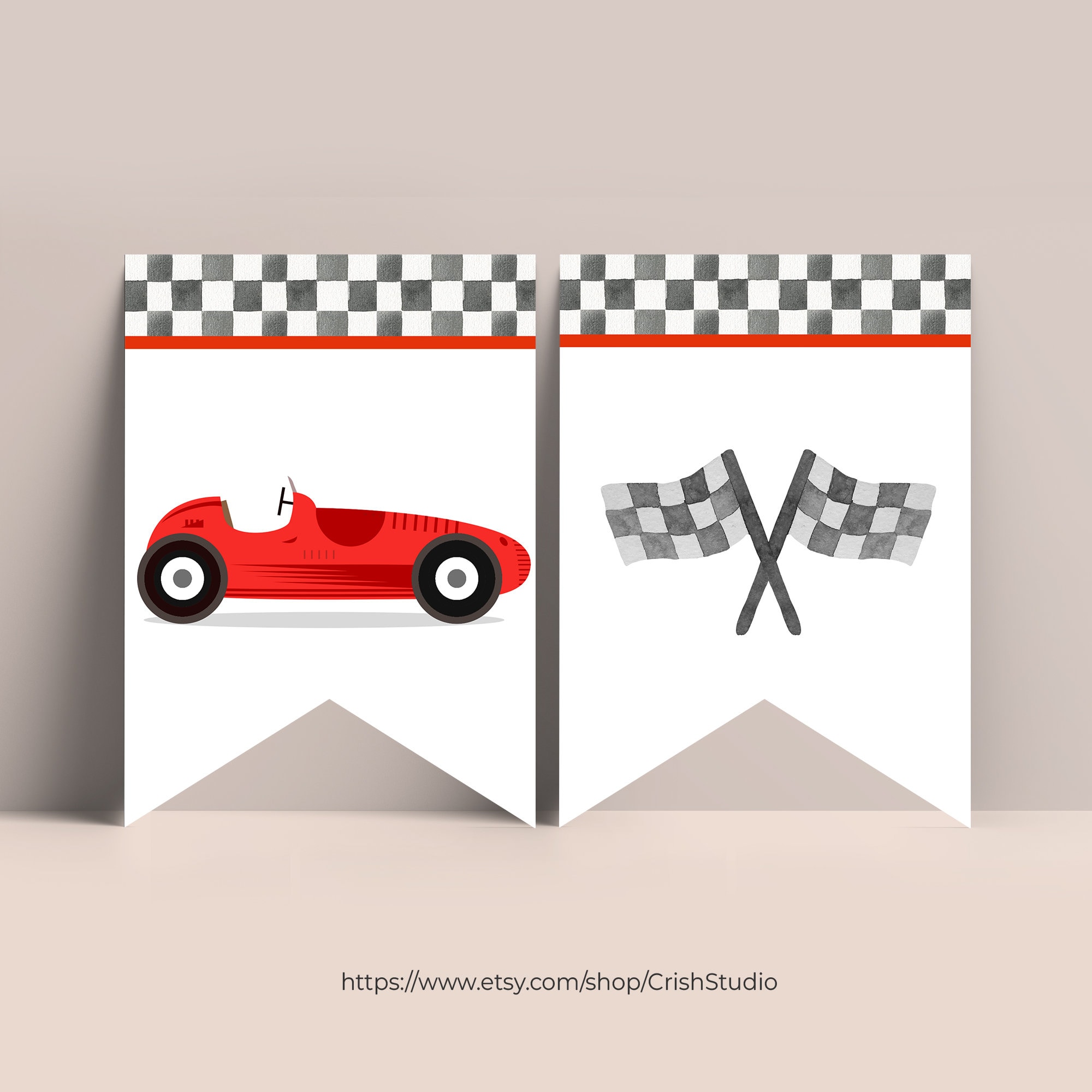 EDITABLE Two Fast Banner Birthday Banner Two Fast Birthday Race Car ...