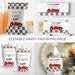 EDITABLE Two Fast Thank You Card Two Fast Birthday Race Car Birthday ...