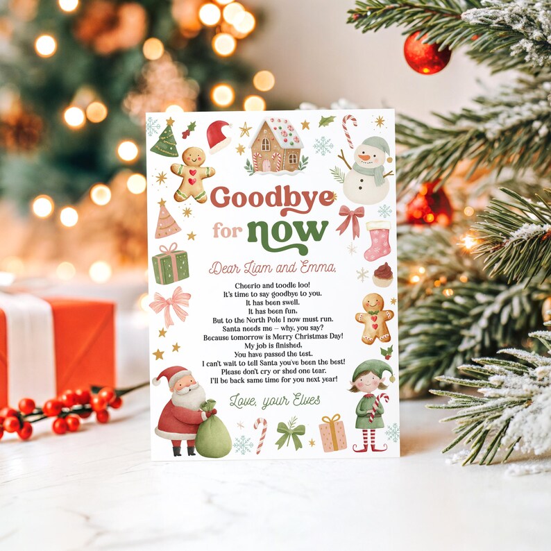 Editable Elf Kit Welcome Elf Letter Goodbye Elf Letter Elf Kits Elf ...