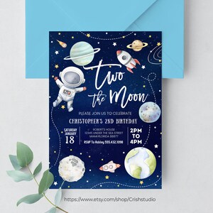 EDITABLE Two the Moon Candy Bar Wrapper Chocolate Bar Candy Bar Labels ...