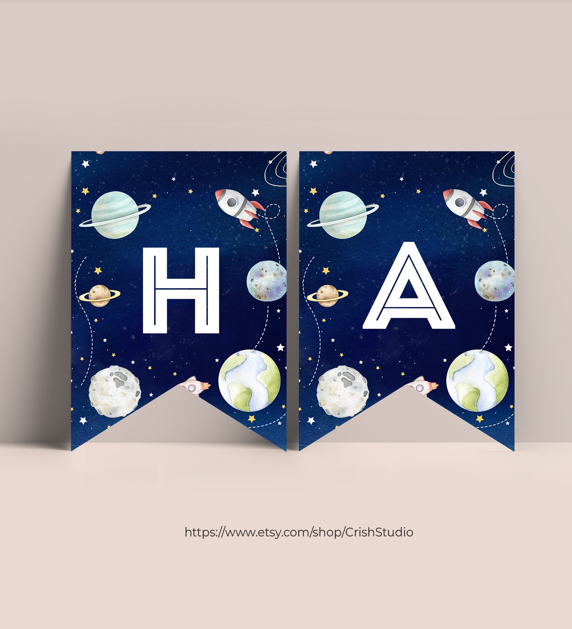 EDITABLE First Trip Around the Sun Birthday Banner Space - Etsy