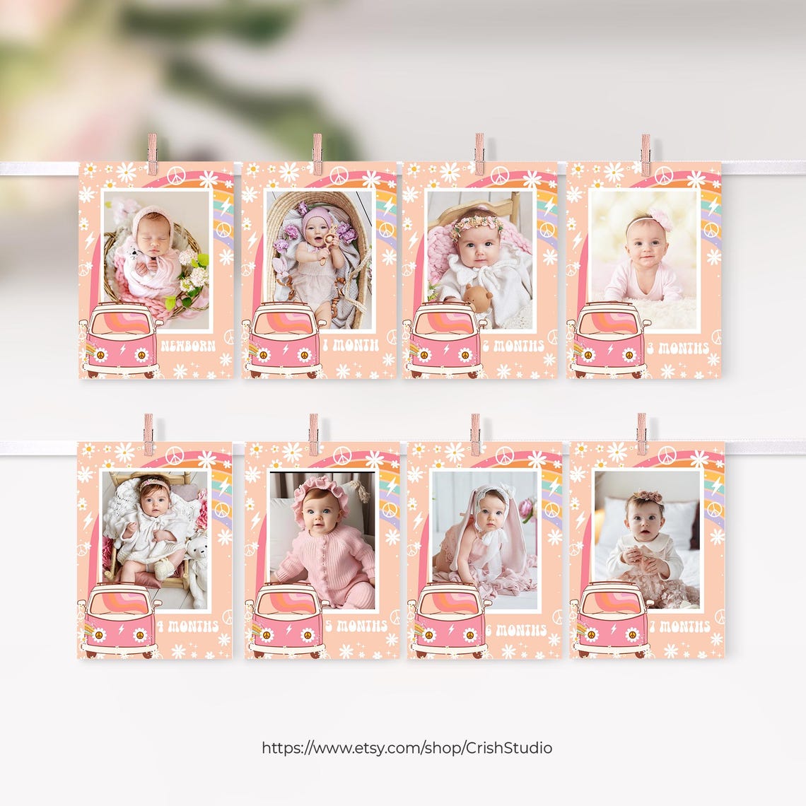 EDITABLE Groovy Birthday Photo Poster Five is a Vibe Groovy Decorations ...