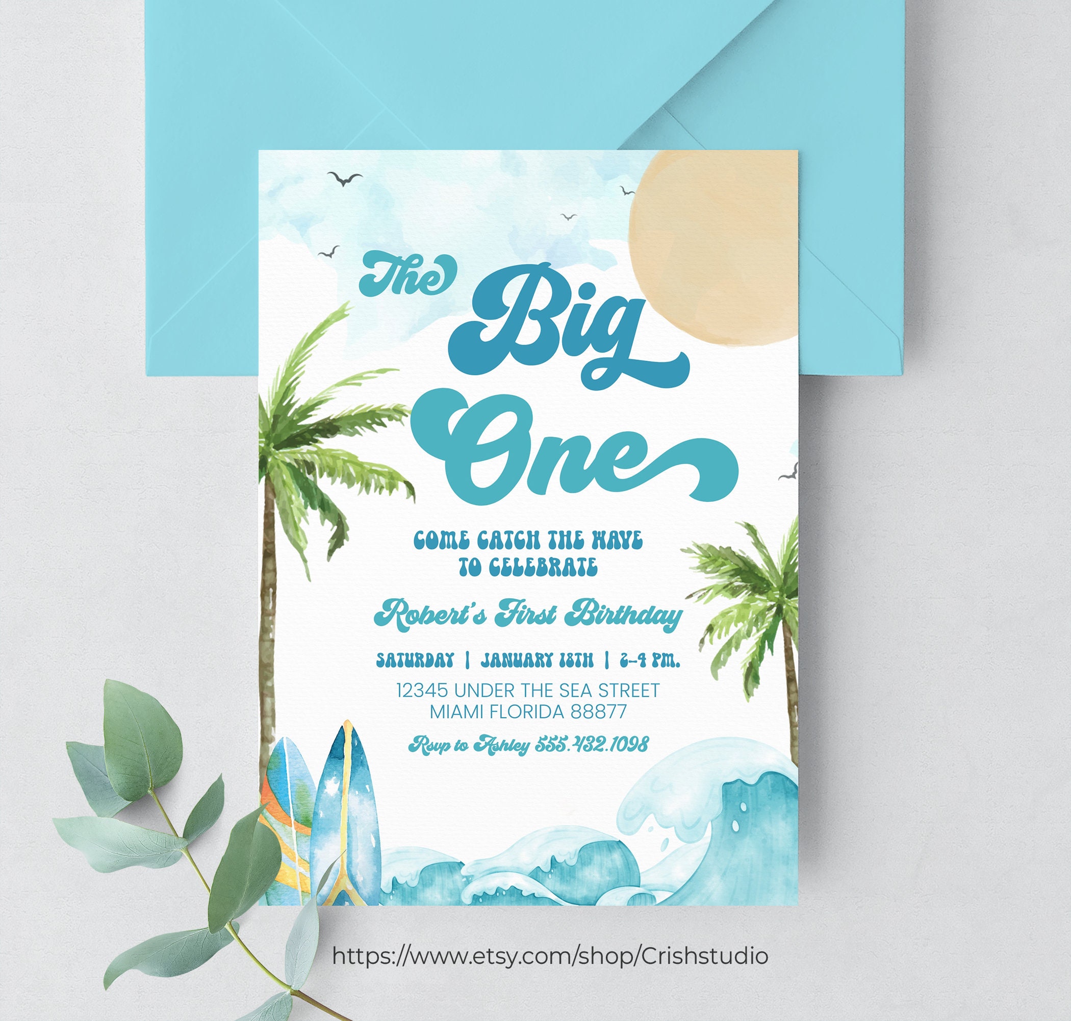 The Big One Birthday Photo Poster Editable Photo Collage Poster the Big ...