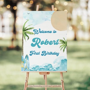 The Big One Birthday Photo Poster Editable Photo Collage Poster the Big ...