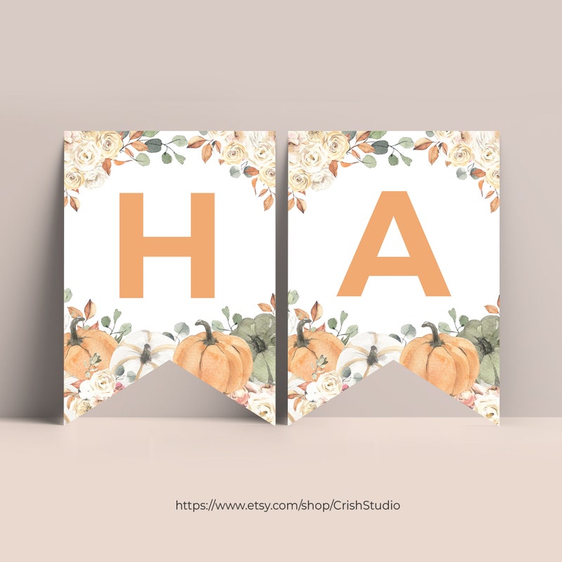 Fall Birthday Banner - Etsy