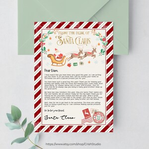 Santa Certificate Certificates Certificate Template Certificate ...