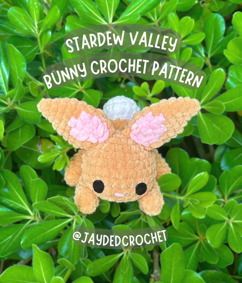 Stardew Valley Bunny Crochet Pattern (PDF) - Etsy