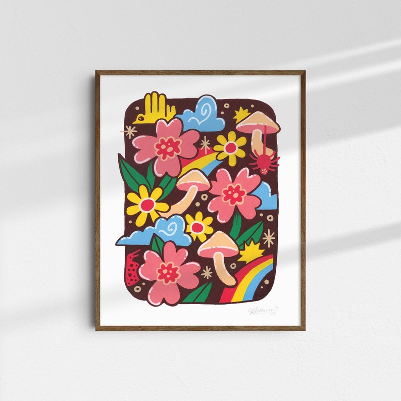Magical Spring Day Art Print - Etsy