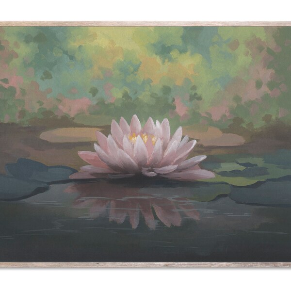 Lotus Flower Print - Etsy