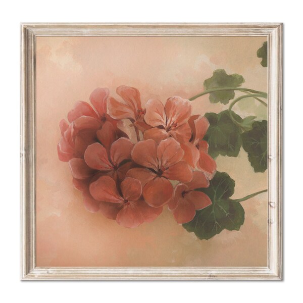 Geranium Painting - Etsy