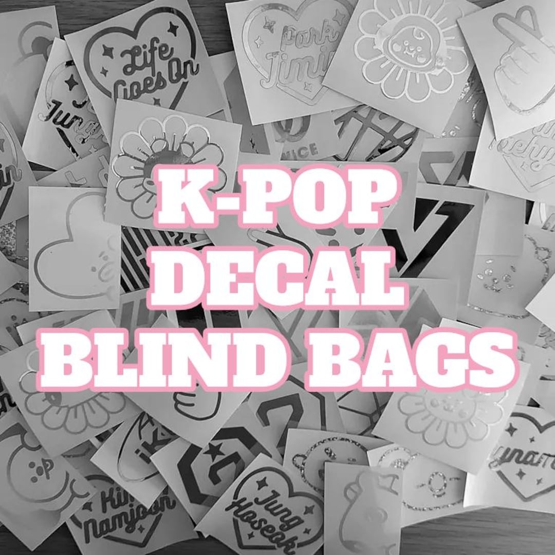 Mystery Bag Blind Bag K-pop Decal Bundle Vinyl Decal Vinyl Sticker ...