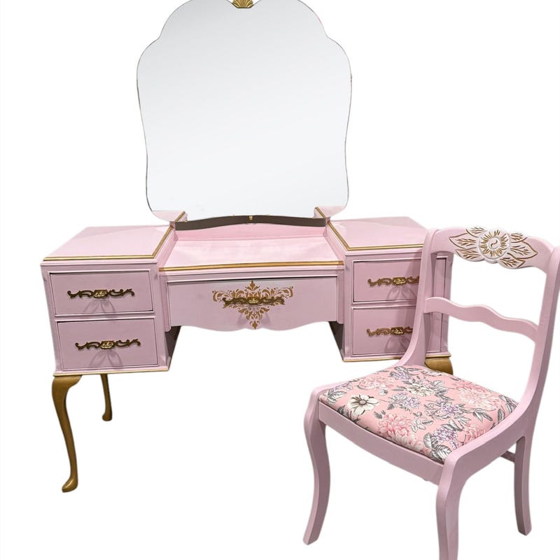 Antique Makeup Vanity - Etsy