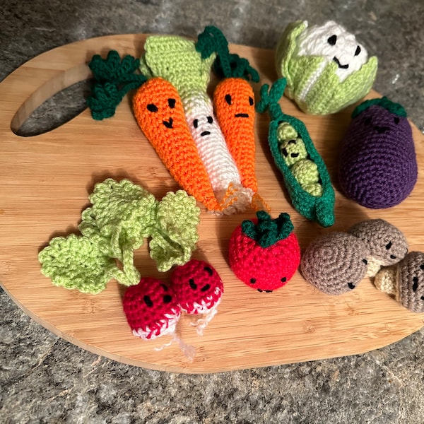 Crochet Vegetables - Etsy