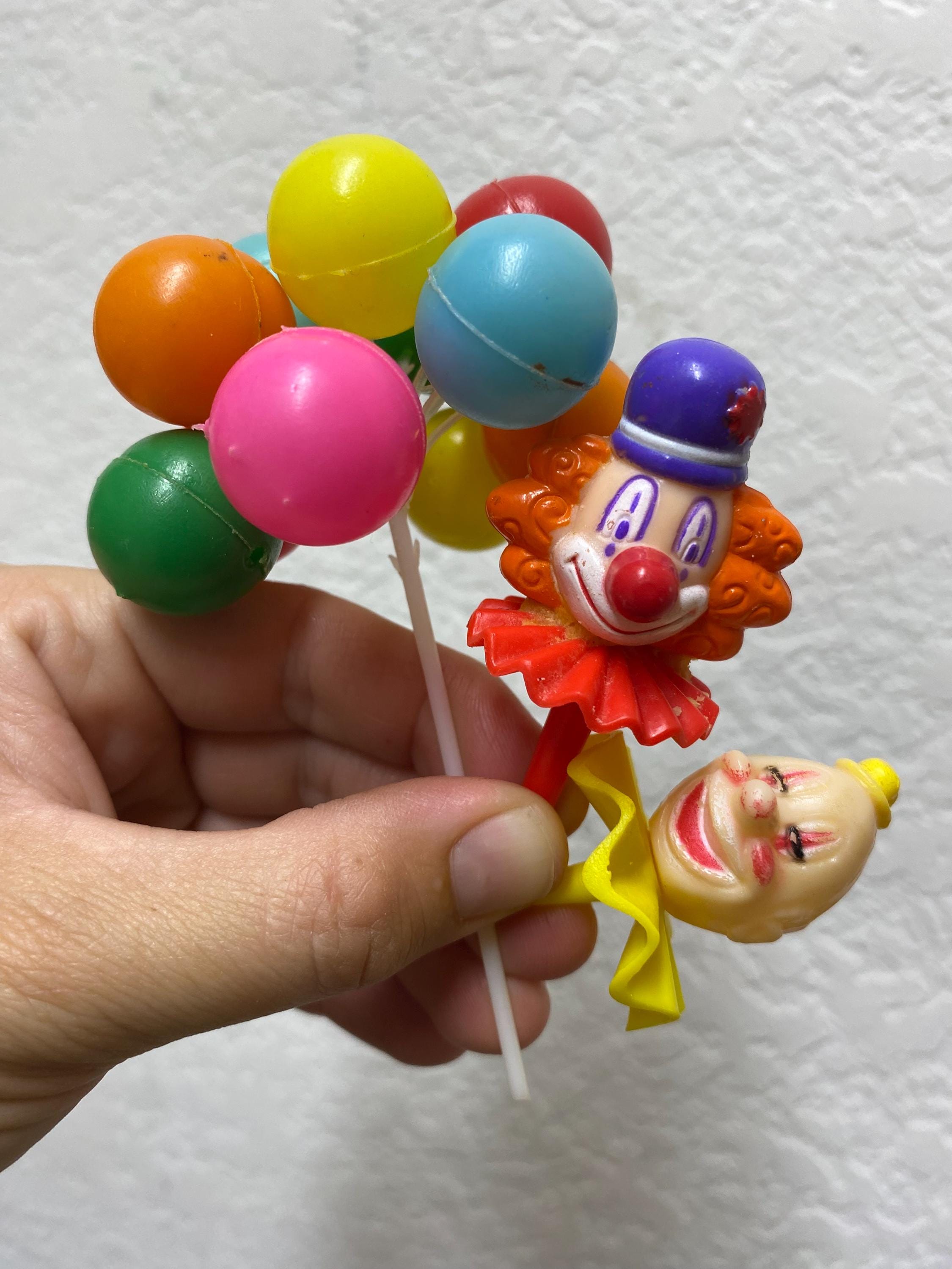 Vintage Clowns/balloons/circus Cake Toppers/cupcake Toppers - Etsy