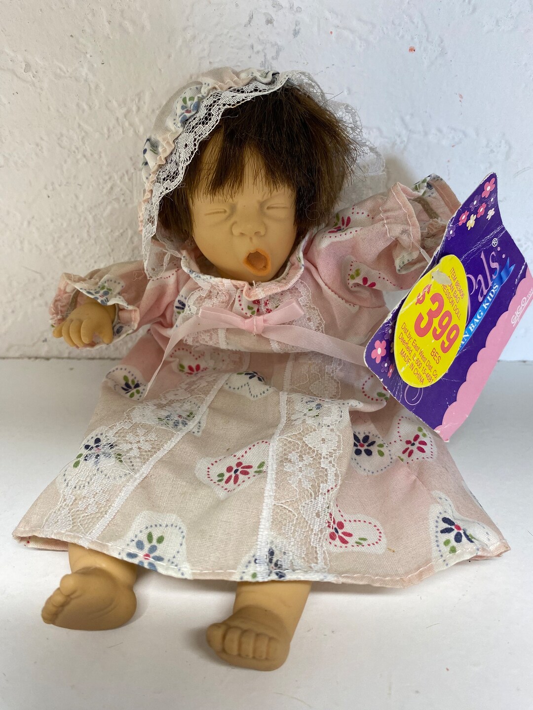 Vintage Gi Go Doll Happy Kids 8.5 Inch Bean Bag Sleeping Doll Item No ...