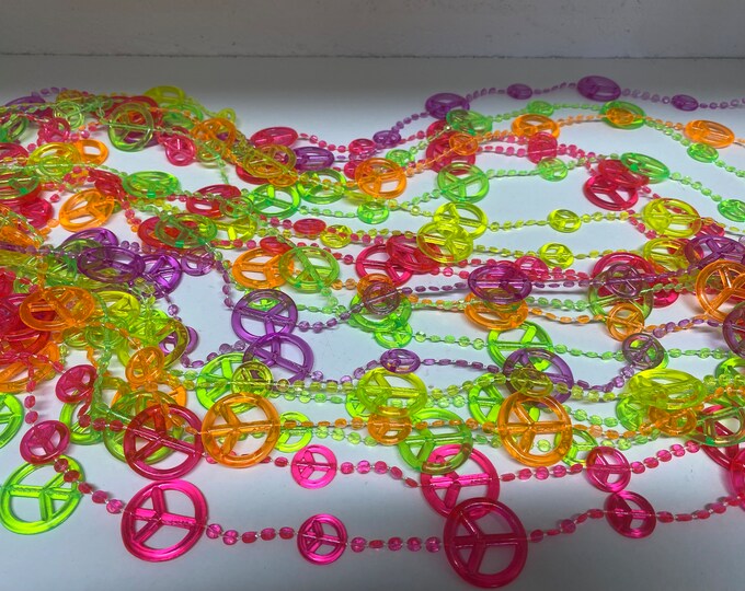 Vintage Groovy Peace Sign Door Curtain/hanger - Etsy