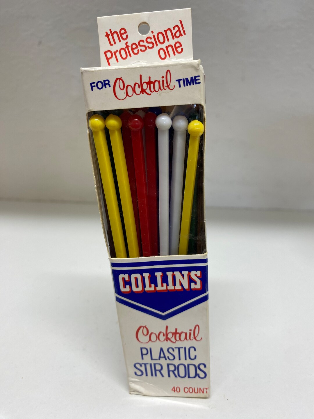 Vintage Collins Cocktail Plastic Stir Rods - Etsy