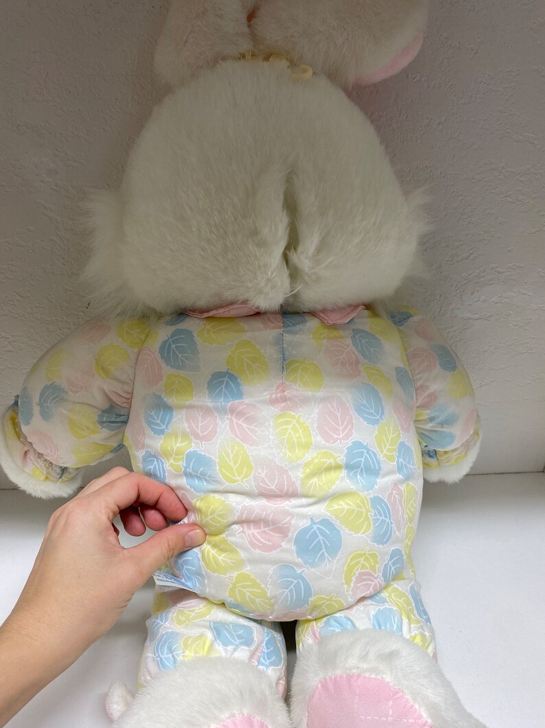 Vintage Large Easter Bunny Plush With Bunny Slippers - Etsy