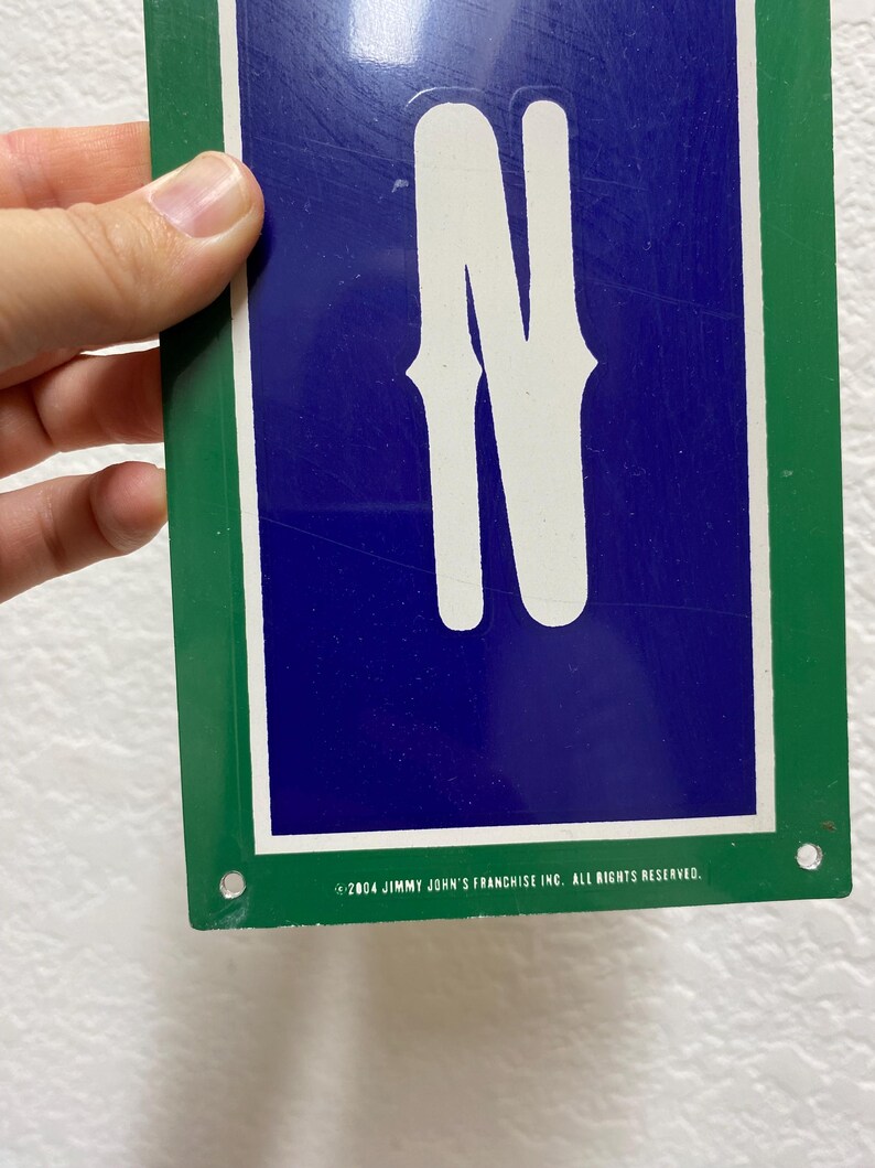 Vintage Jimmy John’s “fun” Sign - 2004 - Etsy