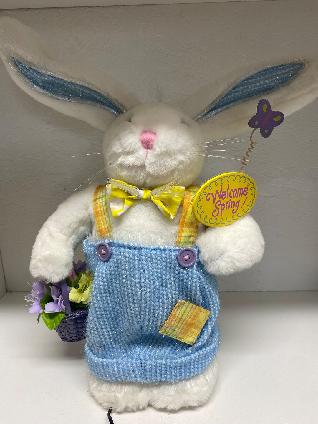 Vintage Fiber Optic Bunny Rabbit - Welcome Spring! - Etsy