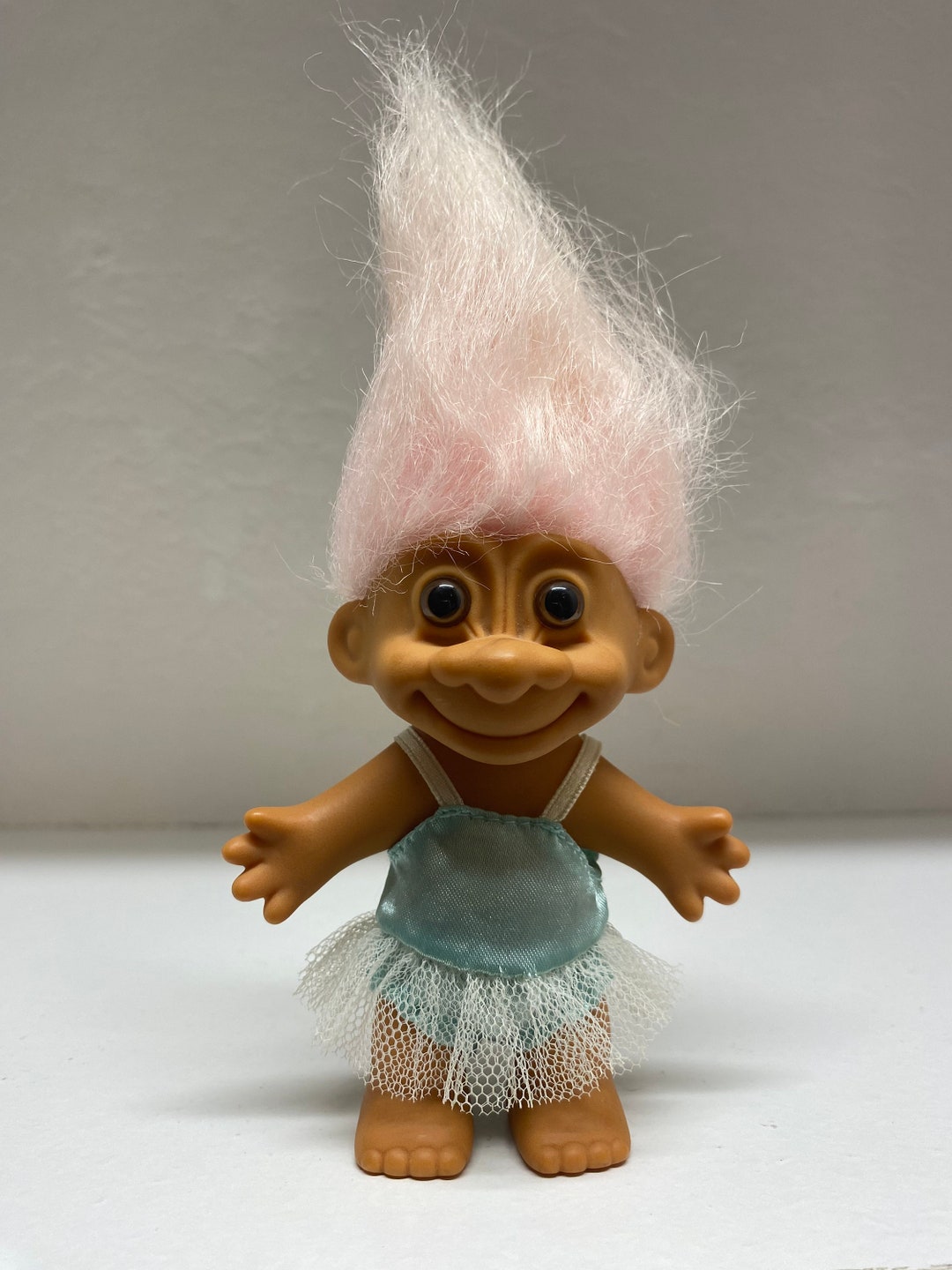 Vintage Ballerina Russ Troll in Aqua Tutu - Etsy