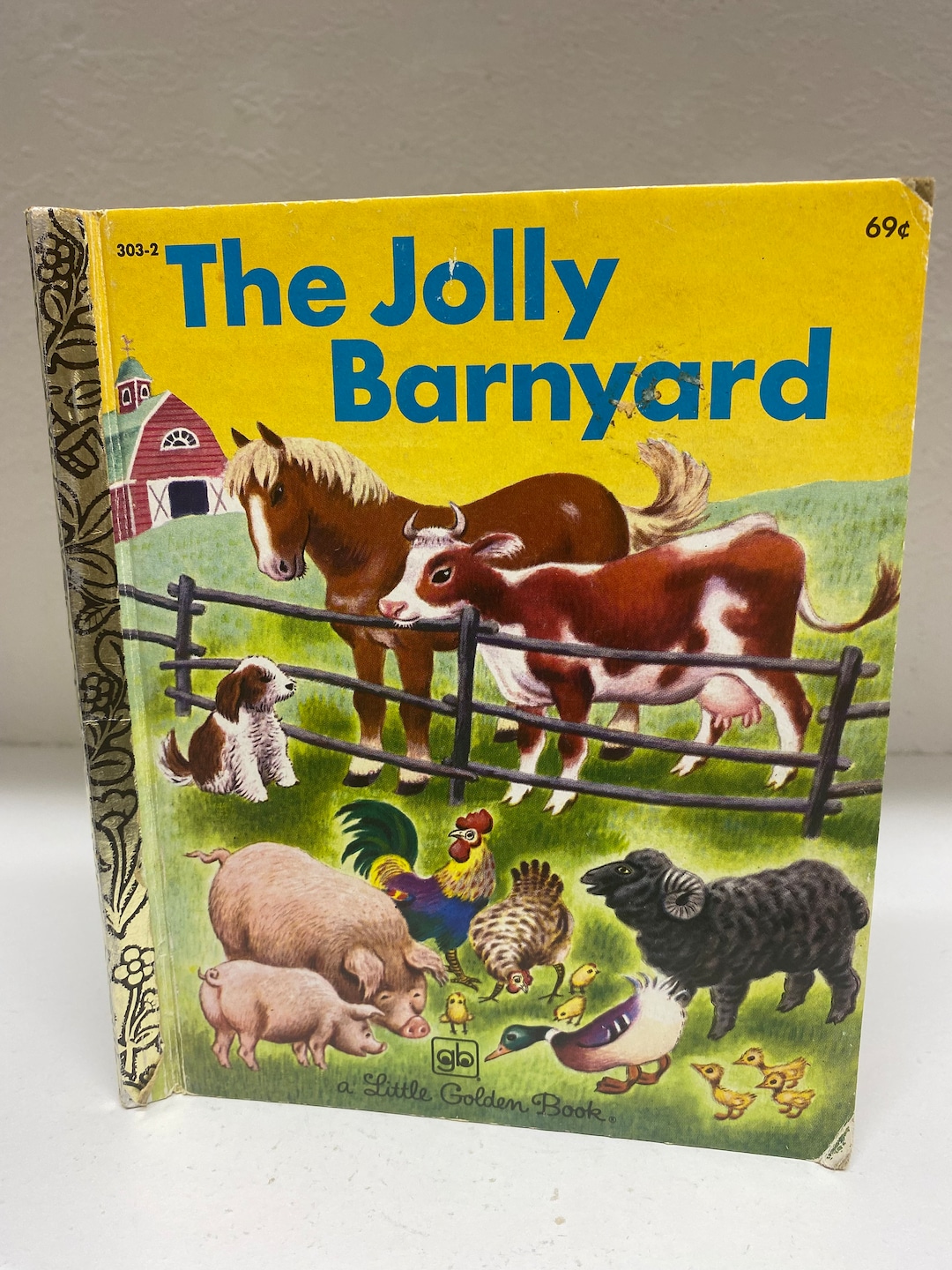 A Little Golden Book - the Jolly Barnyard 1979 - Etsy