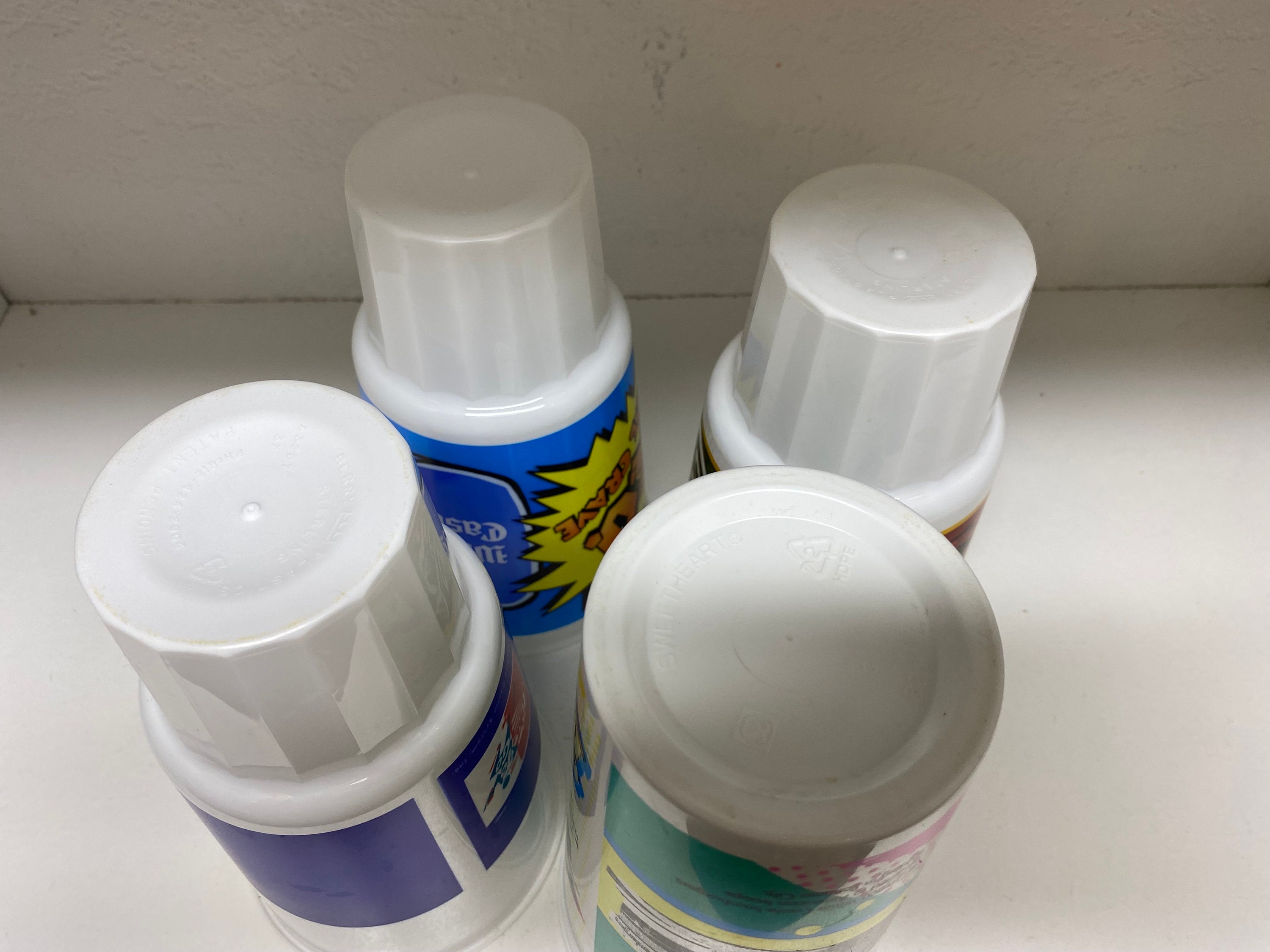 Vintage Lot of Four White Castle Plastic Crave Fountain Pop/soda Cups ...